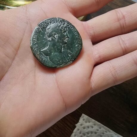 Imperator Hadrianus Coin Found with The Legend - Nokta Detectors